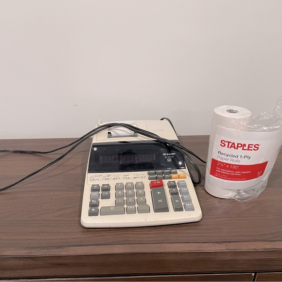 Sharp | Other | Host Pick Sharp El197piii Adding Machine | Poshmark